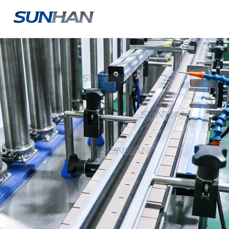 Automatic 4 Heads Piston Pump Bottled Sauce Honey Chocolate Jam Filler ...